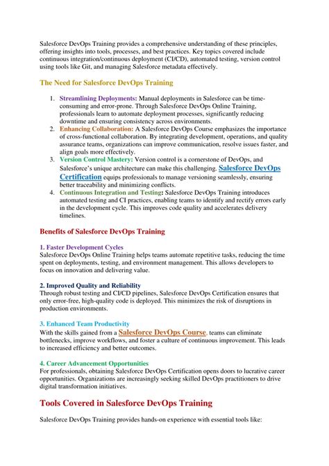 Ppt Salesforce Devops Online Training Salesforce Devops Course Powerpoint Presentation Id