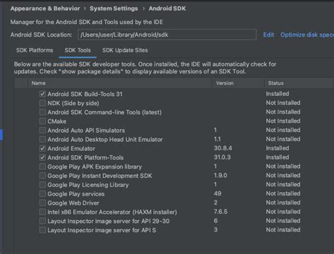 React Native Android Studio Unable To Locate Adb In Project Module Settings Stack Overflow