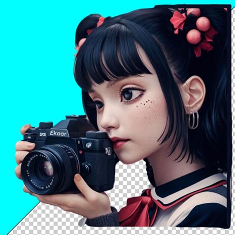 Anime Girl Photography Psd High Quality Free Psd Templates For Download