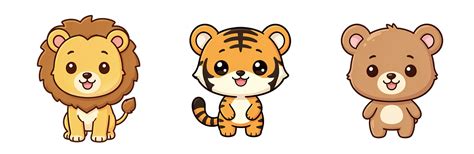 Download Lion Tiger Bear Royalty Free Stock Illustration Image Pixabay