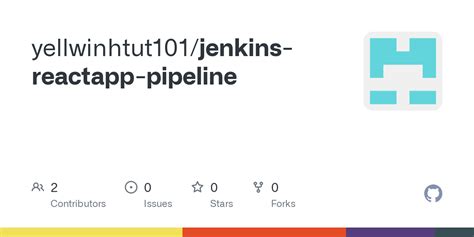 Github Yellwinhtut101jenkins Reactapp Pipeline