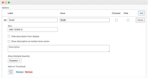 Adding A Custom Price Field To Woocommerce Products Product Add Ons From Bizswoop