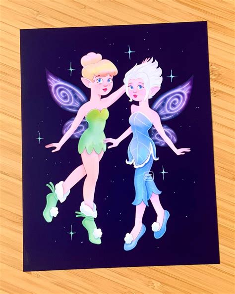 Tinkerbell A5 Print Artprint Periwinkle Sisters Sisterhood