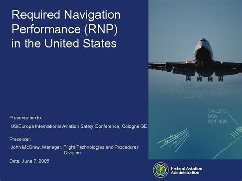 Required Navigation Performance Rnp In The United States