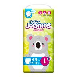 Joonies comfort Подгузники-трусики детские, L, 9-14 кг, 44 шт. купить ...