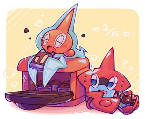 Rotom Rotom Dex And Rotom Pokemon Drawn By Kokemushikurufox