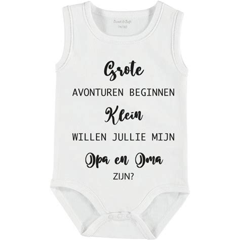 Romper Grote Avonturen Beginnen Klein Willen Jullie Mijn Opa En Oma Zijn Hb Webshop Com