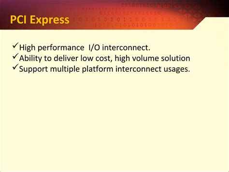 Introductiontopcieexpress Ppt Computer Networking Computing