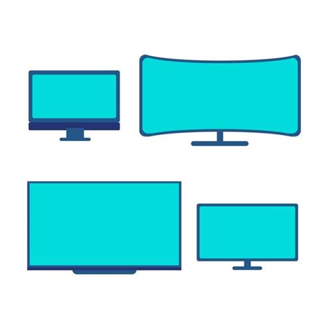 Premium Vector A Sleek And Modern Vector Representation Of A Computer Monitor Conveying The