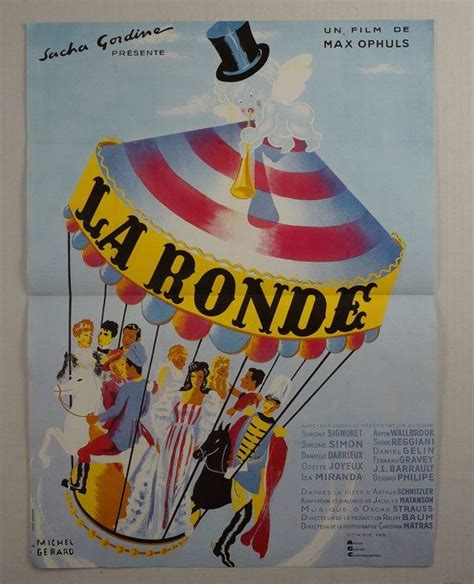 Original Movie Poster La Ronde 1950 Films Complets Film Odette