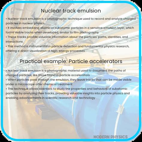 Nuclear Track Emulsion Basics And Uses