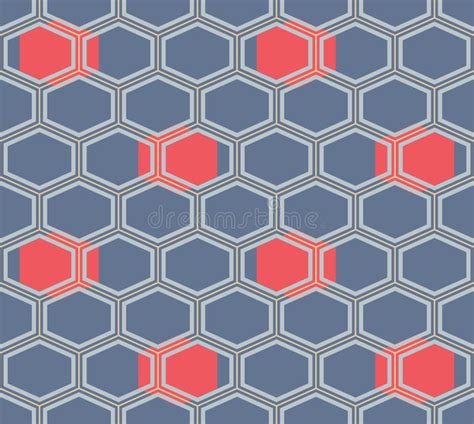 Japanese Hexagon Line Vector Seamless Pattern Stock Vector Illustration Of Chinese Abstract