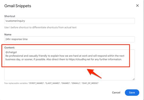 How To Save Chatgpt Prompts And Use Them Directly In Gmail Cloudhq