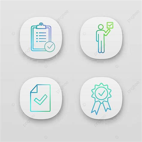 Approve App Icons Set Graphic Web User Vector Graphic Web User PNG