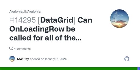 Datagrid Can Onloadingrow Be Called For All Of The Remaining Rows