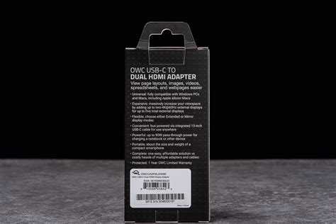 OWC USB C to DUAL K HDMI 視訊轉接器開箱 雙 K Hz 螢幕一線擴充 XFastest News