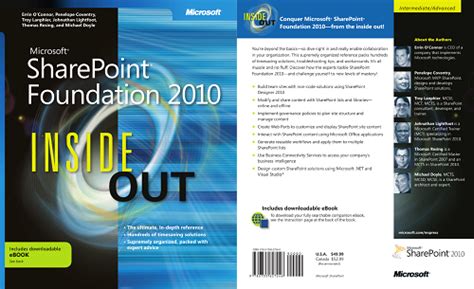my take on sharepoint foundation 2010 inside out tom resing s blog