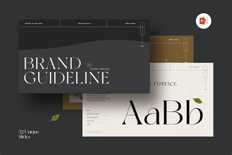 Руководство по бренду Шаблон презентации Powerpoint Шаблоны