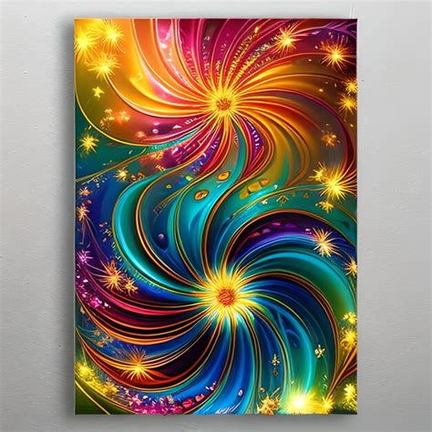 Premium Ai Image Fractal Art Creative Graphic Design