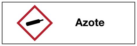 Etiquette CLP Azote GHS Seton Belgique