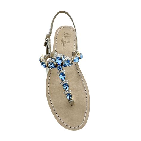 Handmade Jewel Sandals Fashion Sorrento Capri Positano