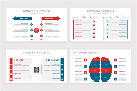 Comparison Chart Keynote Infographics Template Nulivo Market