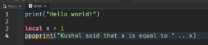 How To Use The Roblox Script Editor Step By Step Guide Kushal Writes
