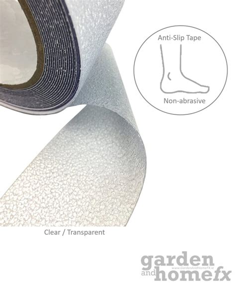 Anti Slip Tape Non Abrasive 50mm X 10m Roll Garden And Home Fx