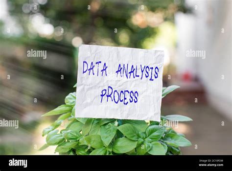 Conceptual Hand Writing Showing Data Analysis Process Concept Meaning Build A Dashboard And
