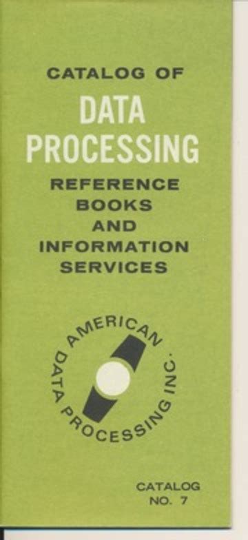Data Processing Reference Books Catalog American Data Processing Inc Free Download