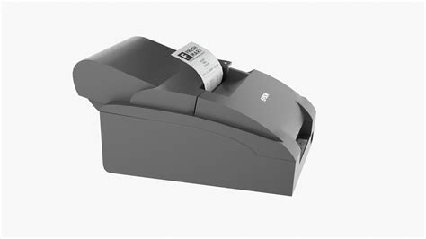 3d Model Printer Slip Vr Ar Low Poly Cgtrader