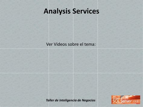 Ppt • Sql Server Analysis Services Powerpoint Presentation Free