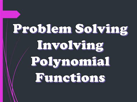 Solution Polynomial Functions Sample Problems Studypool Solution Polynomial Functions Sample Problems Studypool