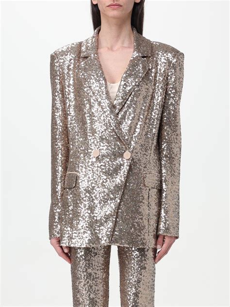 Patrizia Pepe Blazer Woman Gold Patrizia Pepe Blazer 8s0479a374