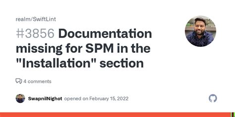 Documentation Missing For Spm In The Installation Section · Issue
