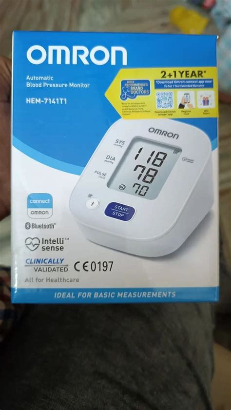 Omron Bp Monitor Small Adult Cuff Model Number Hem 8712 At ₹ 1700