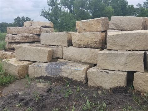 Limestone Block Wall