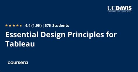 Essential Design Principles For Tableau Coursya