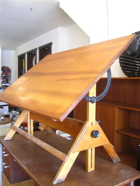 Drafting Table Vintage Drafting Table Antique Drafting Table Woodworking Inspiration