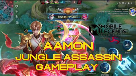 Aamon Jungle Assassin Gameplay Mlbb Mobile Legends Bang Bang Youtube