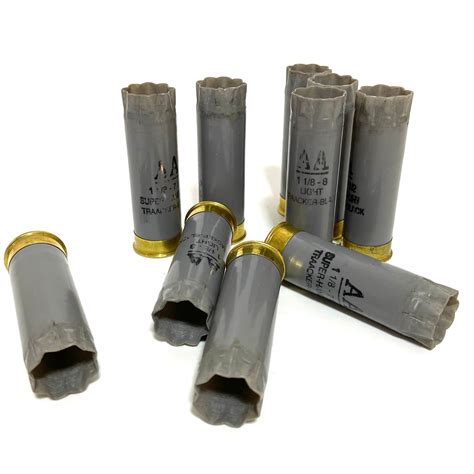 Light Gray Shotgun Shells 12 Gauge Empty Hulls Spent Casings Used Fired