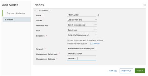 nsx t lab deploy additional manager and form a cluster vdives