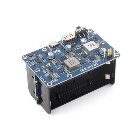 UPS HAT E For Raspberry Pi Supports Li Batteries NOT Included Bi Directional Fast