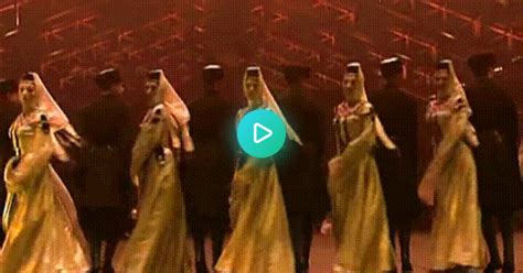 Osuri Traditional Georgian Dance Also Performed On Tip Toes Like All