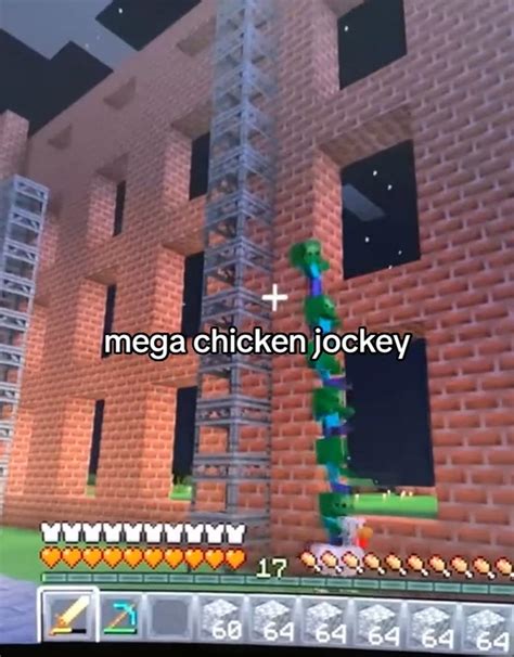 What Is The Chicken Jockey Meme From A Minecraft Movie