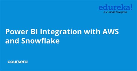 Power BI Integration With AWS And Snowflake Coursera