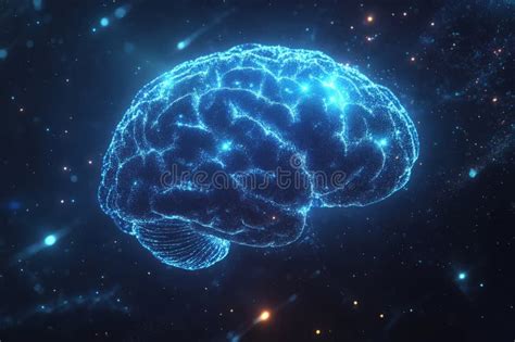 222 Digital Brain Model Concept Artificial Intelligence Neural Network Technology Stock Photos ...