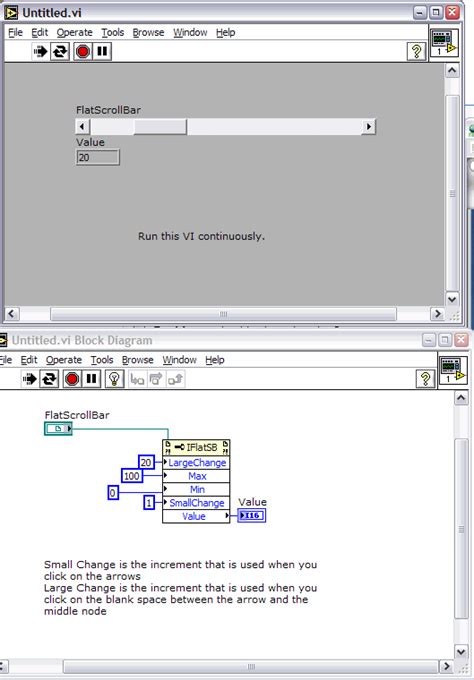 Scroll Bars Development Environment IDE LAVA