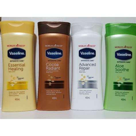 Vaseline Intensive Body Lotions Care Cocoa Glow 400ml Shopee Philippines