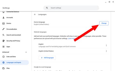 How To Change The Language In The Google Chrome Browser